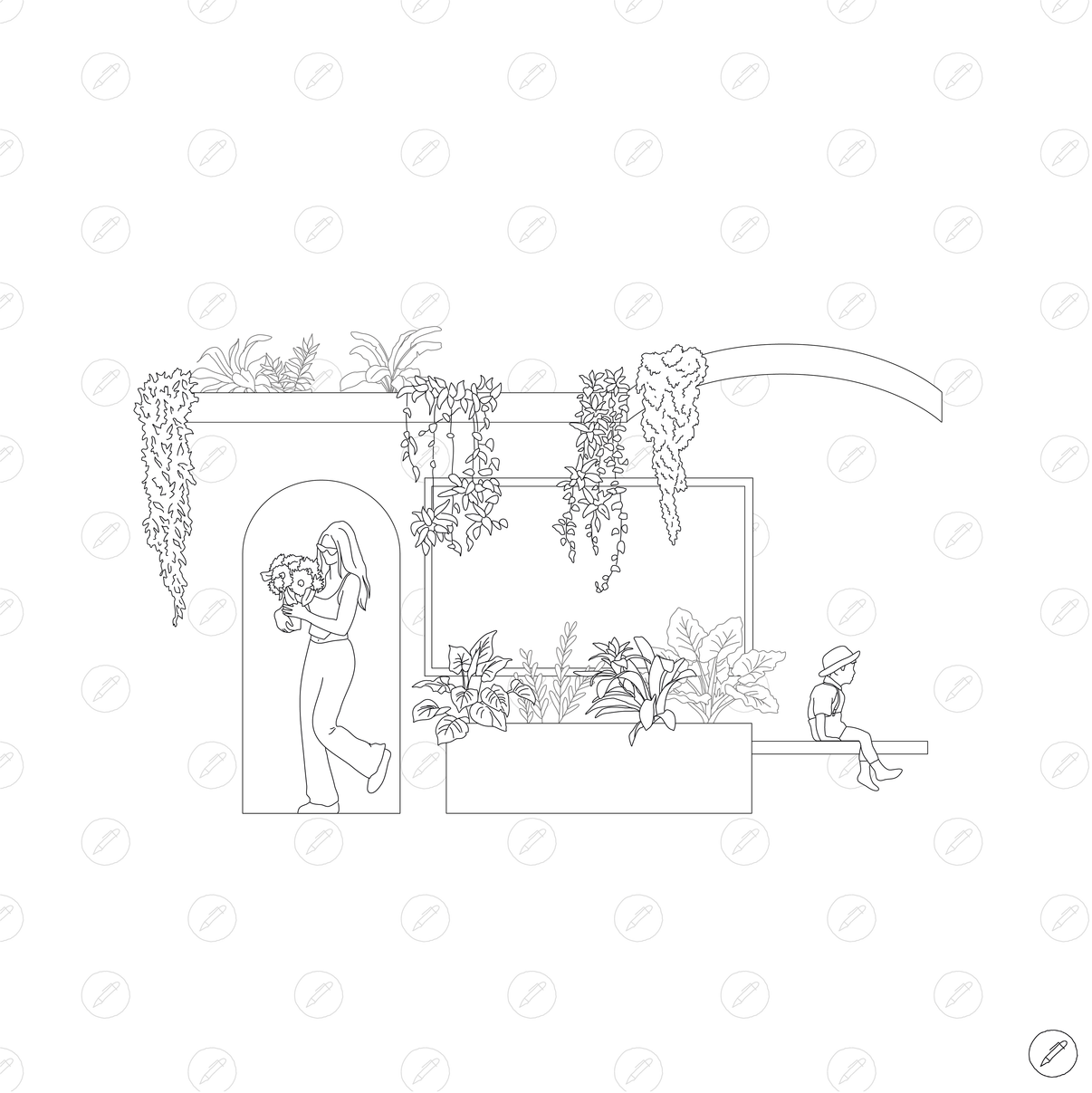 Cad & Vector - Vines and Plants – CAD Lab Studio
